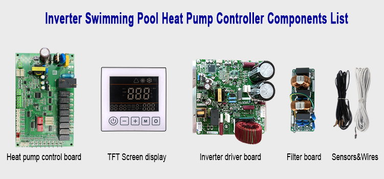 Swimming Pool Chiller Dc Inverter Heat Pump Pcb Control Circuit Board ...