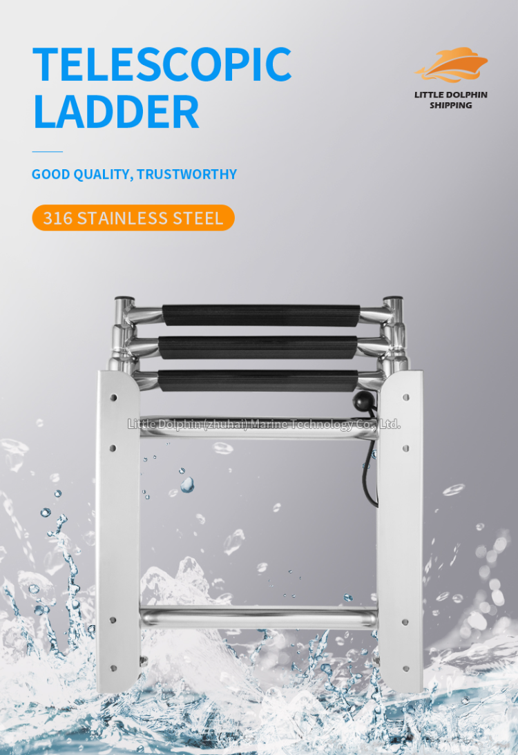 Buy Wholesale China Marine Hardware 3 Steps Swim Pontoon Boat Boarding ...