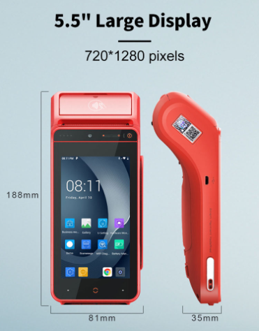 Buy Wholesale China All In One Handheld Smart Touch Screen Wireless Offline Wifi Nfc Card Reader ...