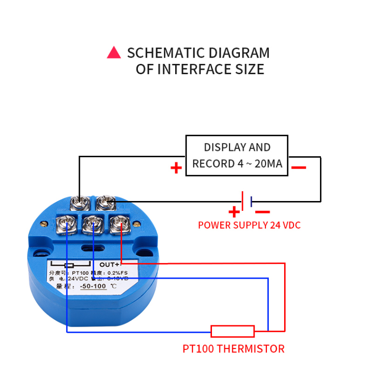 Buy Wholesale China Sbwz Temperature Transmitter Pt100 Temperature ...
