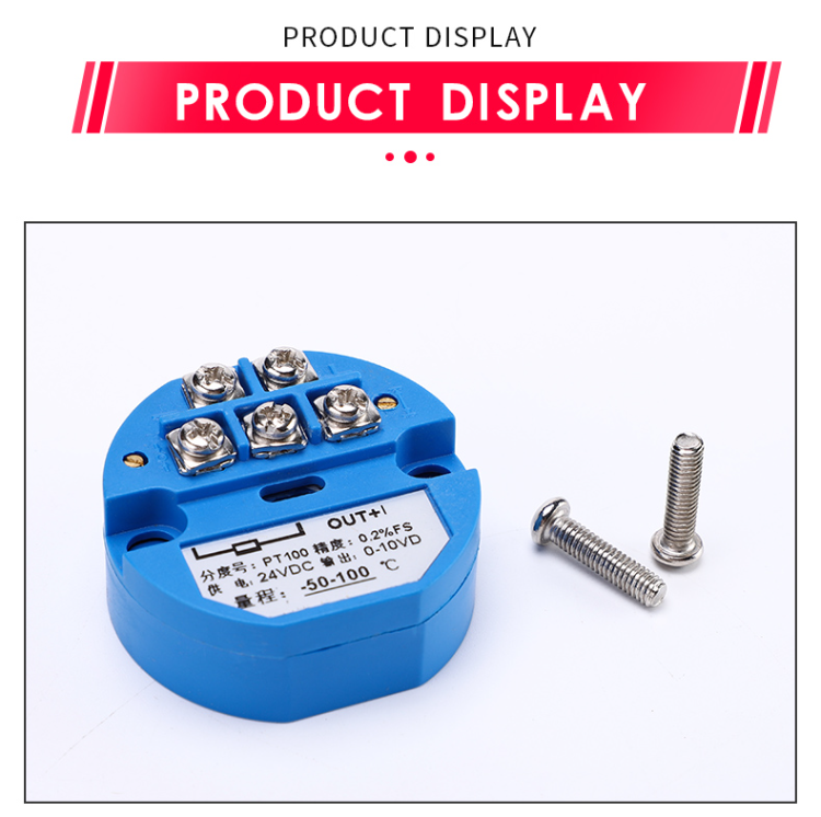 Buy Wholesale China Sbwz Temperature Transmitter Pt100 Temperature Transmitter Module 0-5v/0-10v ...