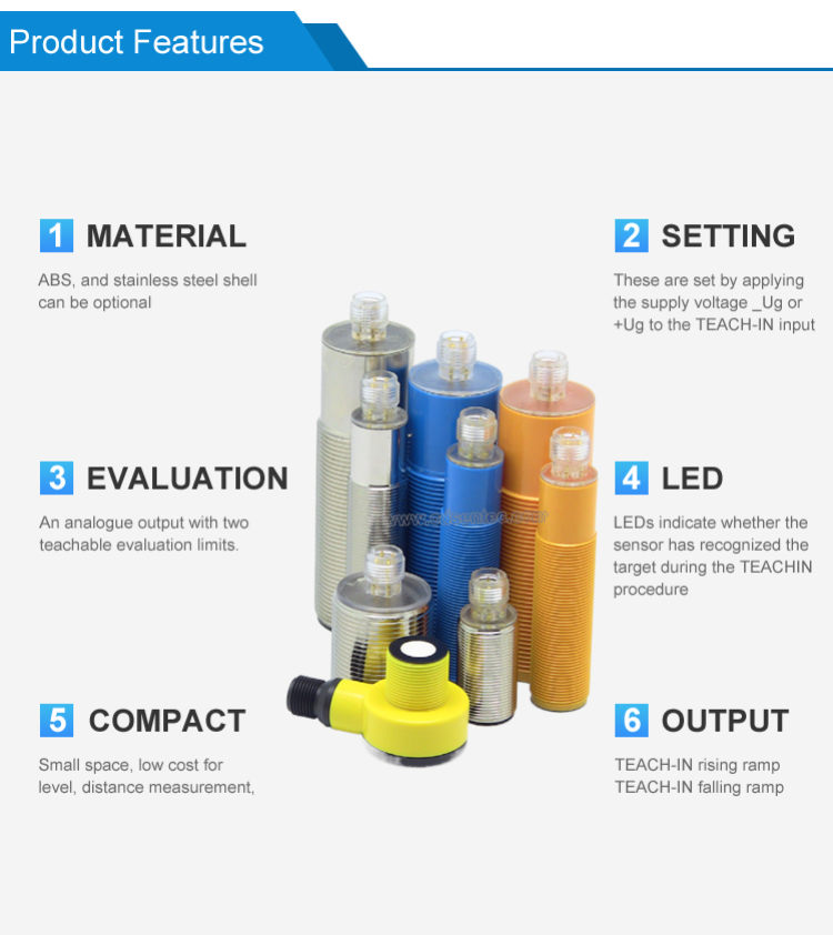 Sul802 Liquid Water Level Small Non Contact Fluid Level Sensor Pnp ...
