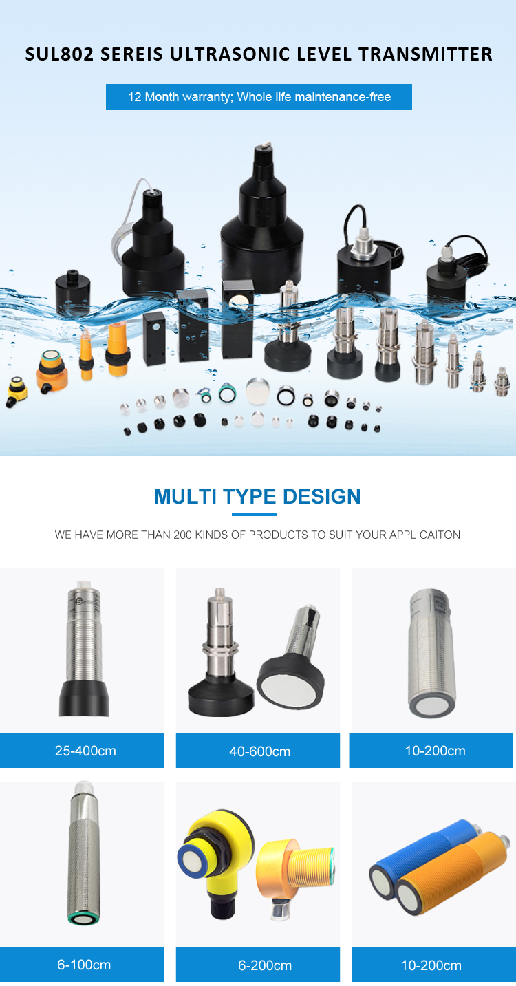 Sul802 Liquid Water Level Small Non Contact Fluid Level Sensor Pnp ...