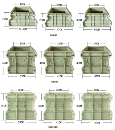 Buy Wholesale China Abs Square Shape Base Plastic Concrete Making ...