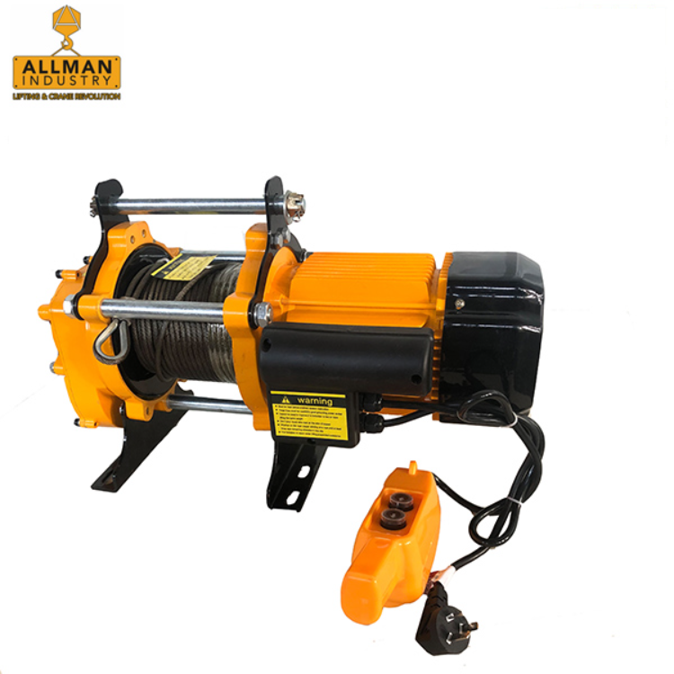 Buy Wholesale China Single Phase Electric Winch 220v 100m Rope 1000kg ...