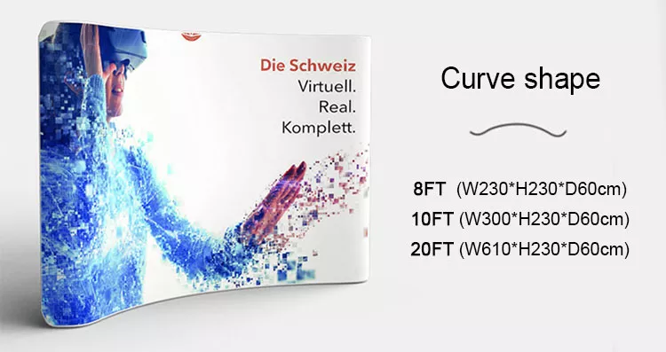 Buy Wholesale China Reusable Exhibition Stand Booth Fabric Banner ...