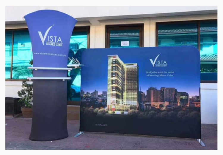 Buy Wholesale China Reusable Exhibition Stand Booth Fabric Banner ...