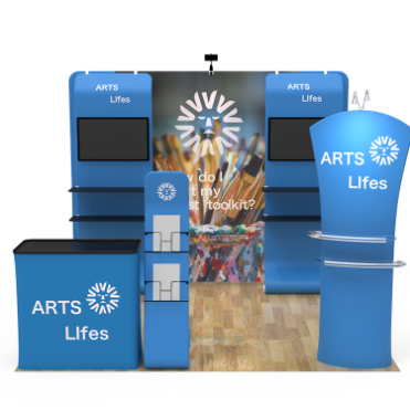 Modular Custom Portable Aluminum Fabric Cheap Fair Trade Show 20ft ...