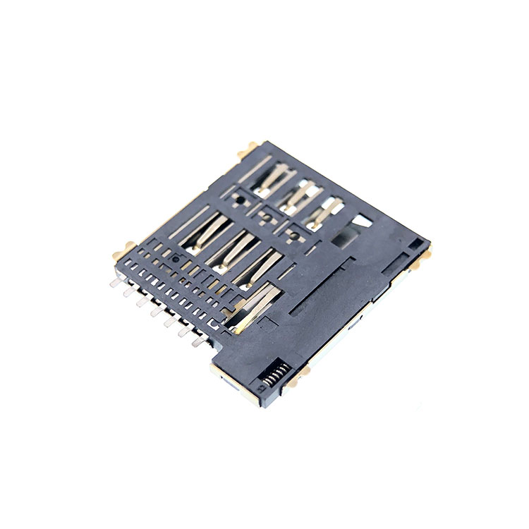 Hot Sale Quality Push-pull Type Micro Sim Card Connector - China ...