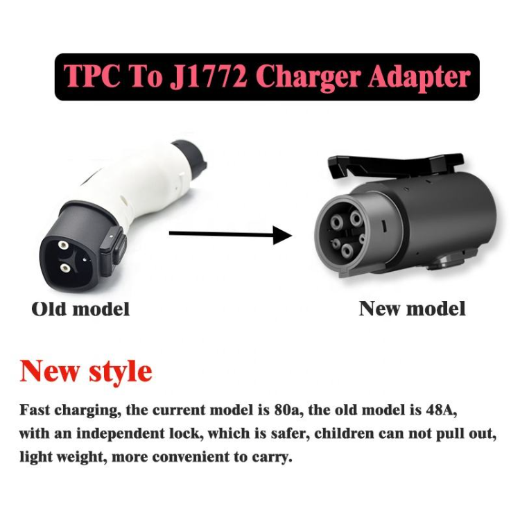 Buy Wholesale China Sae J1772 Charger Black Type 1 Ev Connector 80a ...