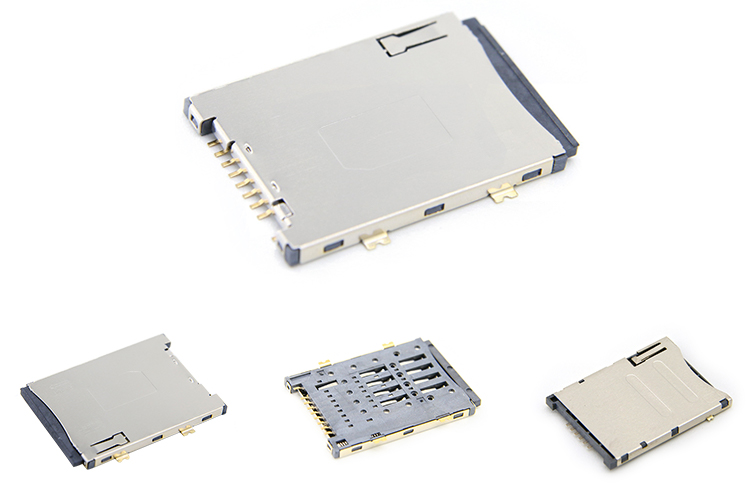 Sim Card Socket Sim Card Connector Smt Push-push Type 9pin (8+1) - Buy ...