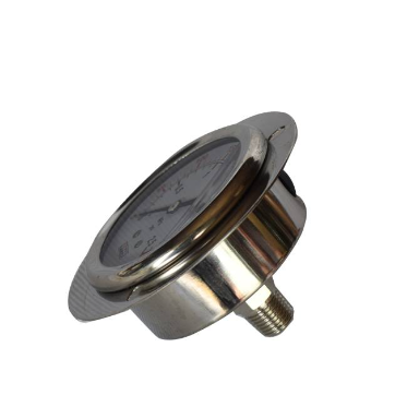 Stainless Steel 304 Roll Ring Manometer Liquid Filled Pressure Gauge ...