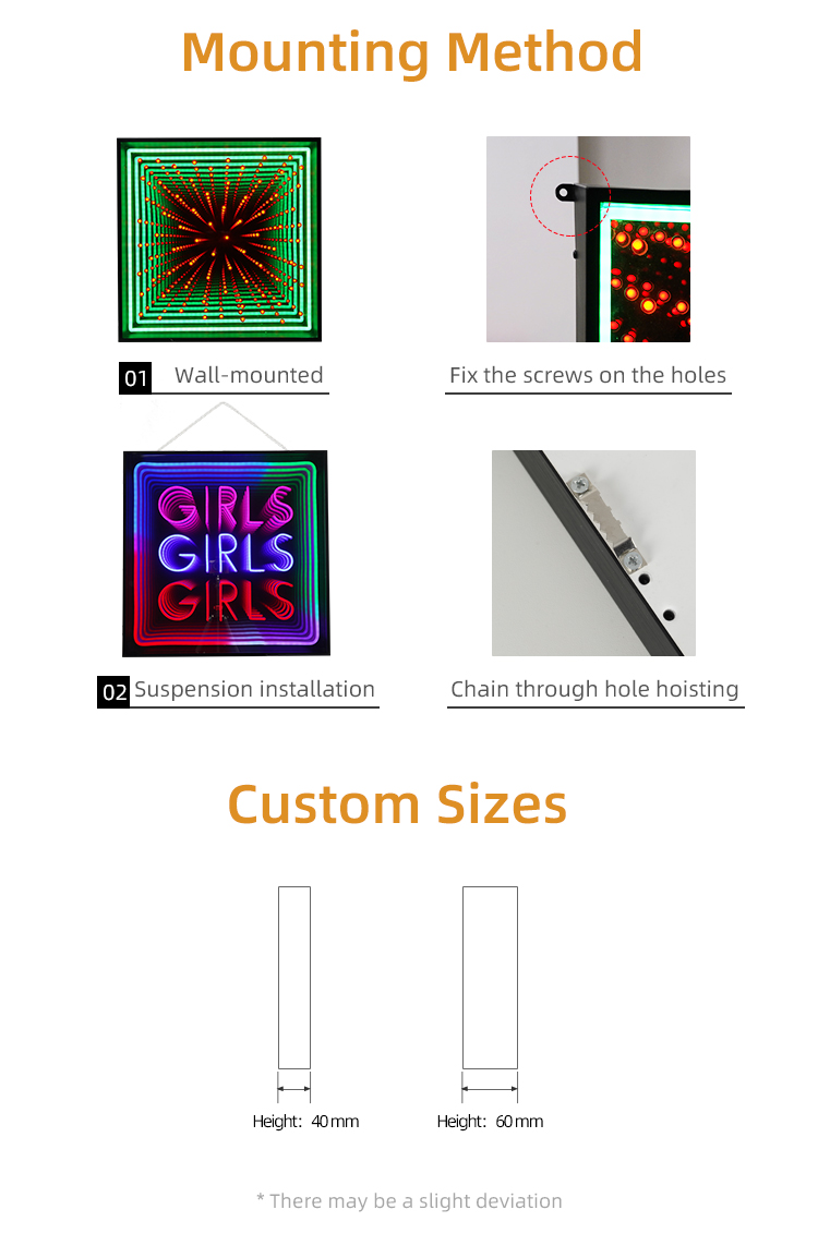 Buy China Wholesale Custom Infinity Mirror Living Room Bathroom ...