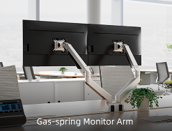 Adjust Heavy 2 Dual Monitor Stand Desk Mount Ergonomic Monitor Holder ...