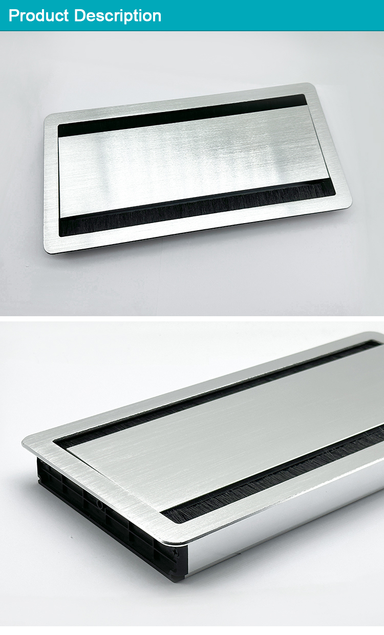 Buy Wholesale China Aluminum Conference Room Desk Double-opened Wire ...