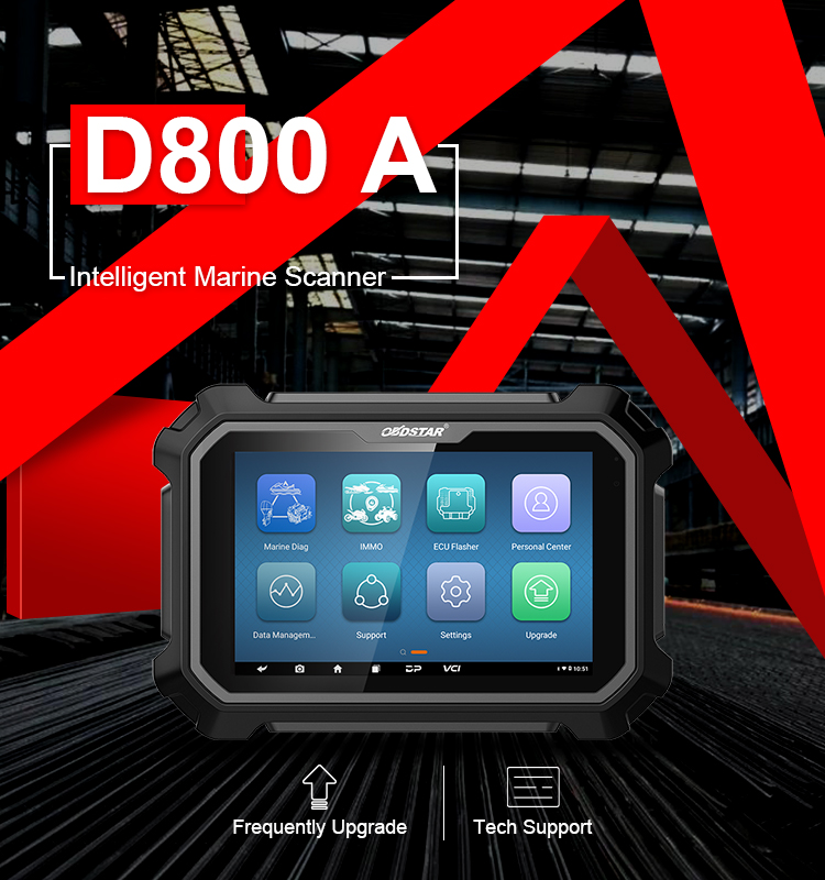 Buy China Wholesale Obdstar D800 A Marine Scanner Full System Diagnosis ...