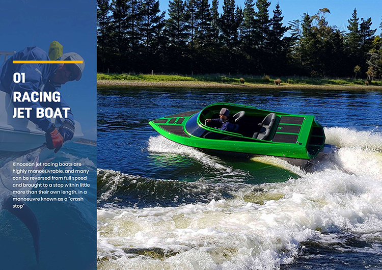 Aluminum Jet Boat Personal Watercraft Inboard Motor Run In Shallow ...