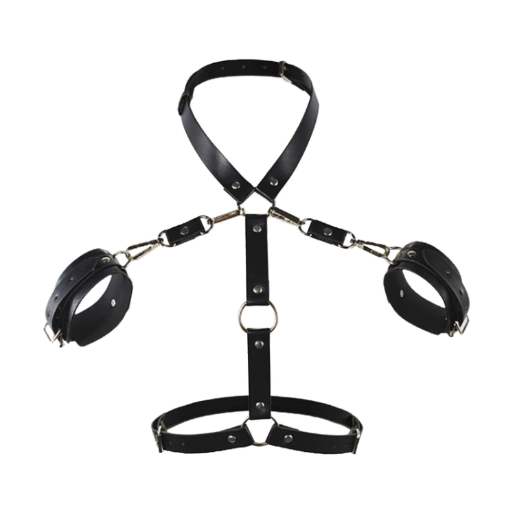 Buy Wholesale China Pu Leather Harness Body Chest Straps Bondage ...