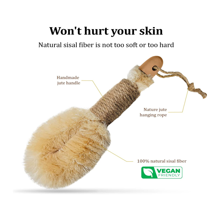 Buy Wholesale China Promotional Premium 9.6" All Natural Spa Sisal Dry ...