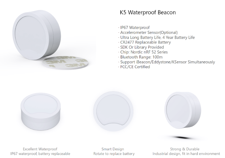 Buy Wholesale China K5 Ble 5.0 Waterproof Ip67 Ibeacon Tag Proximity ...