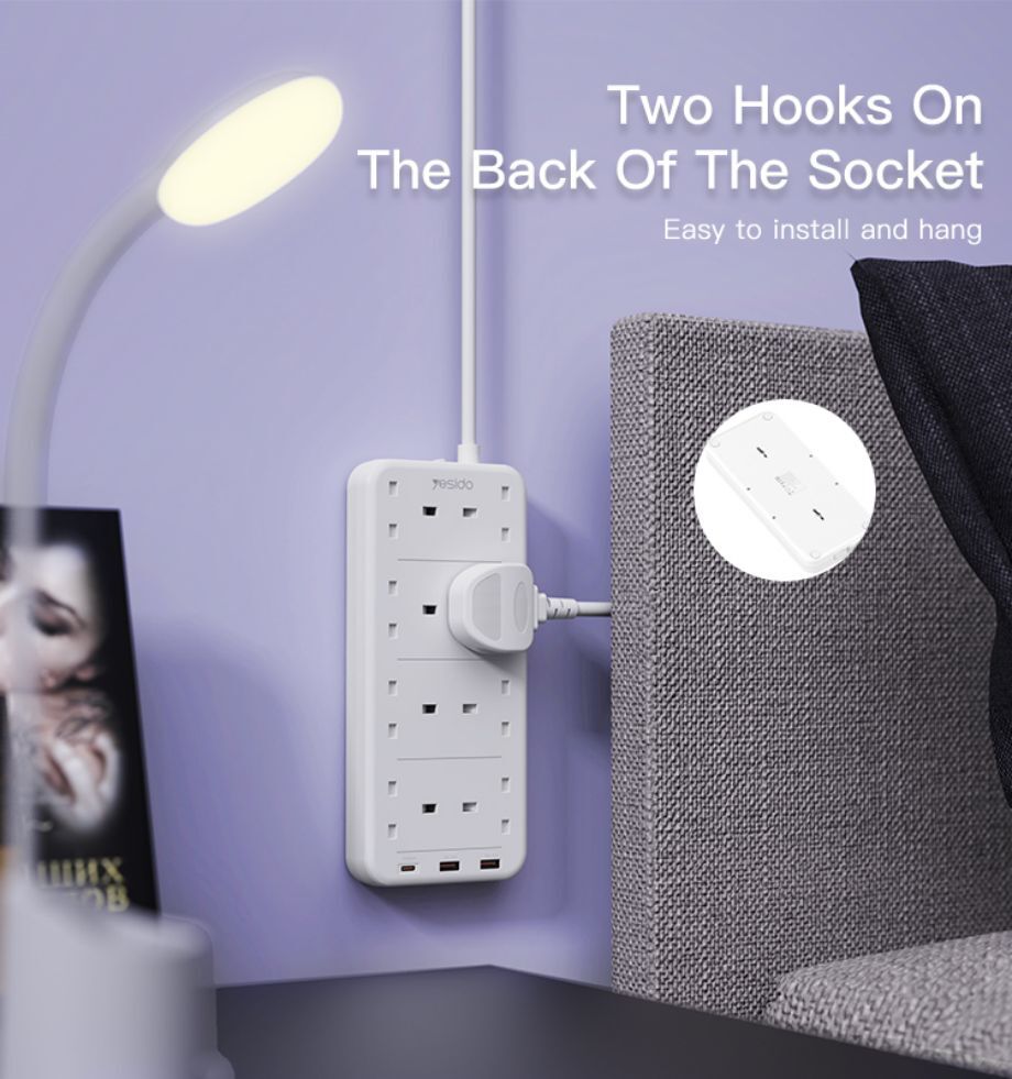 Buy Wholesale China Yesido 2 Meter Max 3250w Capacity 8 Ac Ports Power ...