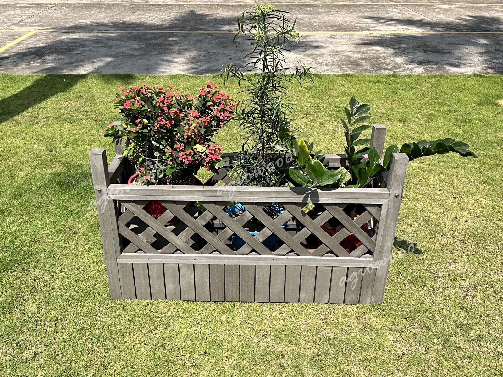 Buy Wholesale China Outdoor Planter Box (lattice) - Wood + Pp Composite ...