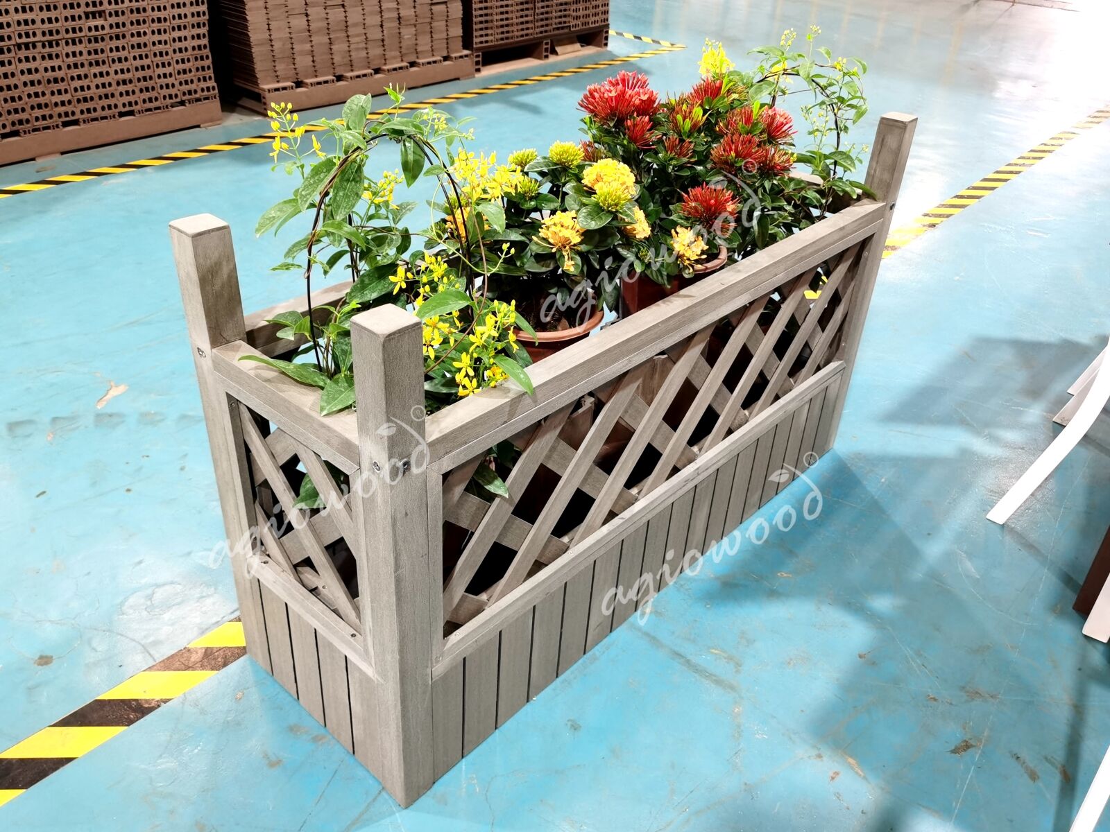 Buy Wholesale China Outdoor Planter Box (lattice) - Wood + Pp Composite ...