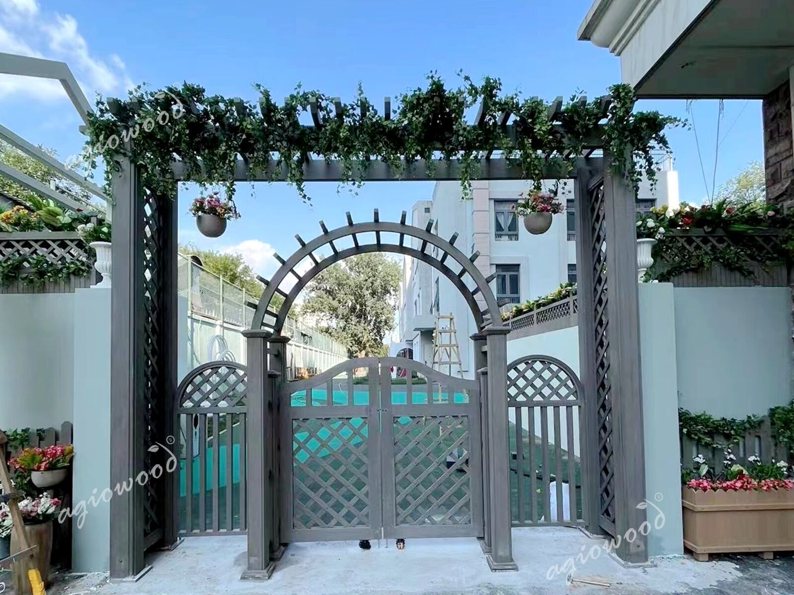 Buy Wholesale China Outdoor Planter Box (lattice) - Wood + Pp Composite ...