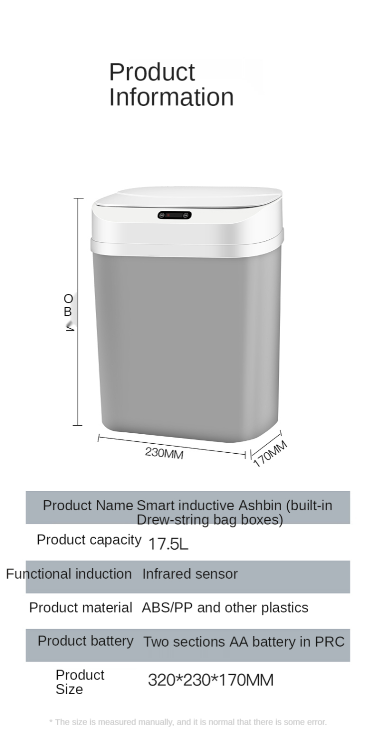 Buy Wholesale China Automatic Trash Bin Garbage Can Self Sealing ...