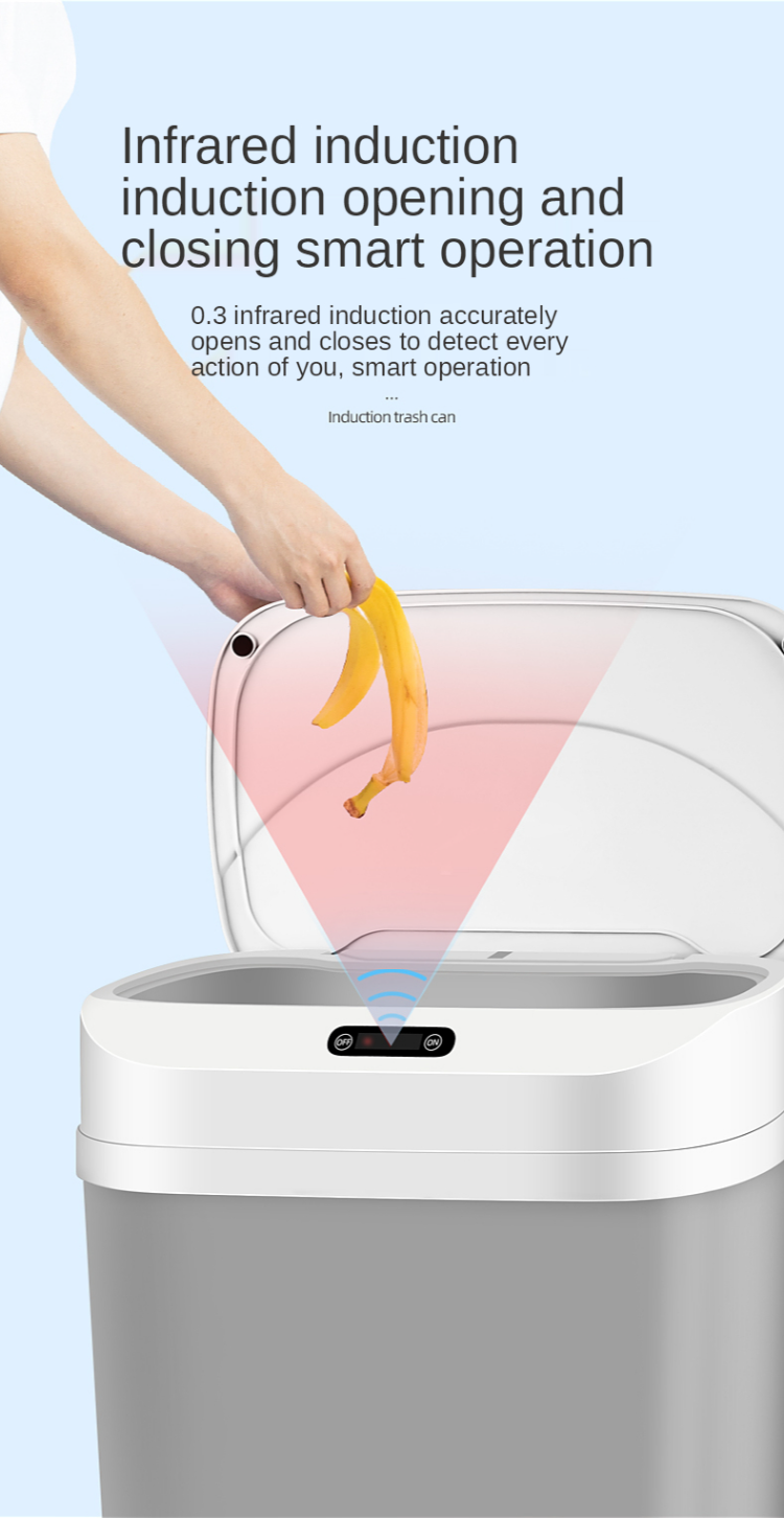 Buy Wholesale China Automatic Trash Bin Garbage Can Self Sealing ...