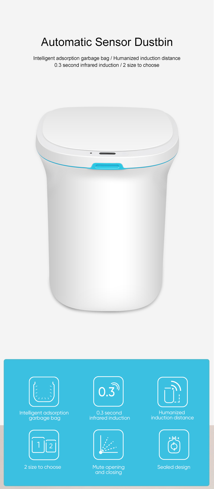 2019 Fashion Small Hanging Kitchen Bathroom Auto Smart Automatic Sensor ...
