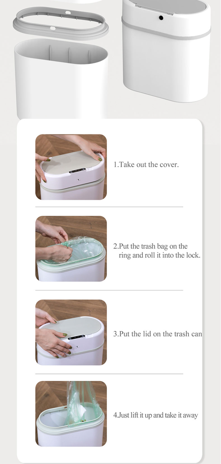 Buy Wholesale China 11l Intelligent Automatic Touch Free Rectangular ...