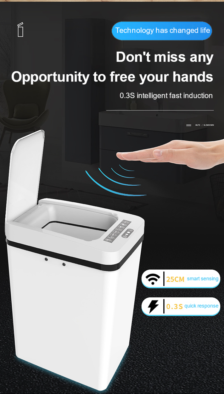 Buy Wholesale China 30l High Capacity Smart Touchless Sensor Bin ...
