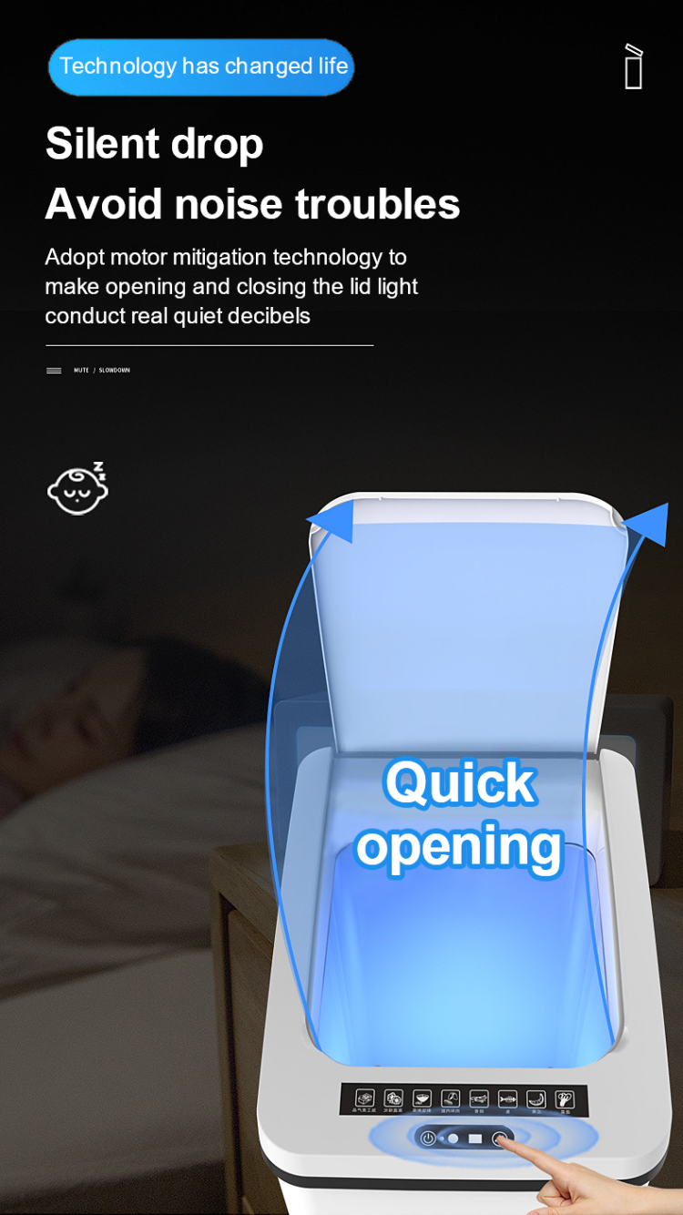 Buy Wholesale China 30l High Capacity Smart Touchless Sensor Bin ...