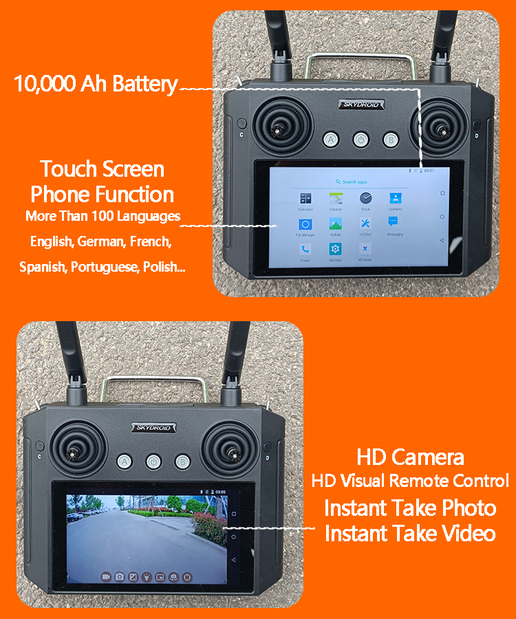 Tracked Remote Control Agricultural Sprayer Self Propelled Robot ...