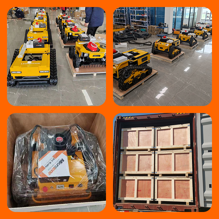 Tracked Remote Control Agricultural Sprayer Self Propelled Robot ...