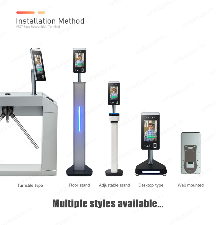 Buy Wholesale China Fr07 Face Recognition Security Turnstile Nfc Door ...