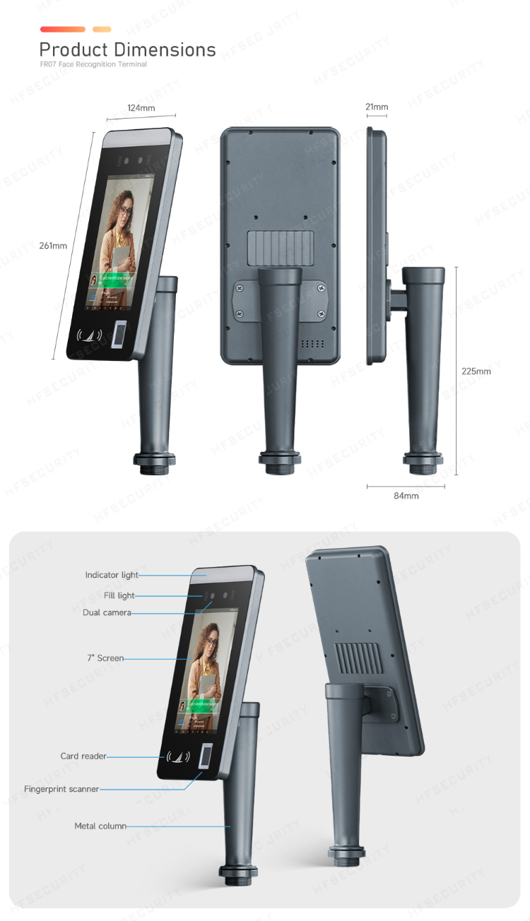 Buy Wholesale China Fr07 Face Recognition Security Turnstile Nfc Door ...
