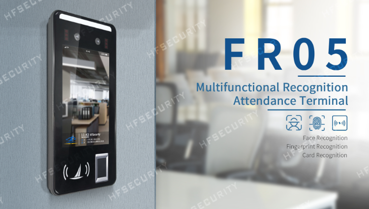 Buy Wholesale China Hfsecurity Fr05 Biometric Time Attendance 5 Inch Face Recognition Access ...