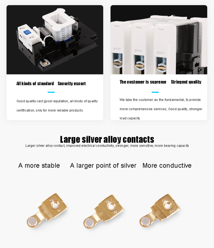 Bulk Buy China Wholesale Chtn Ac Contactor Cjx1-45/22 24v 36v 110v 220v 380v Three-phase ...