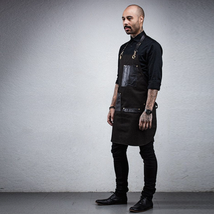 Manufacturer Customization Cross Back Leather Strap Chef Apron Cross ...