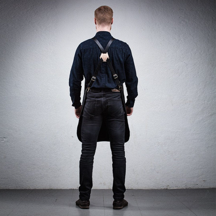 Manufacturer Customization Cross Back Leather Strap Chef Apron Cross ...