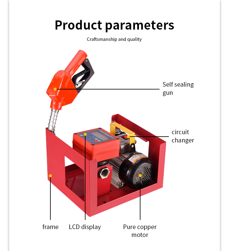 Mobile Portable Diesel Pump 110/220v Portable Fuel Diesel Pump And ...