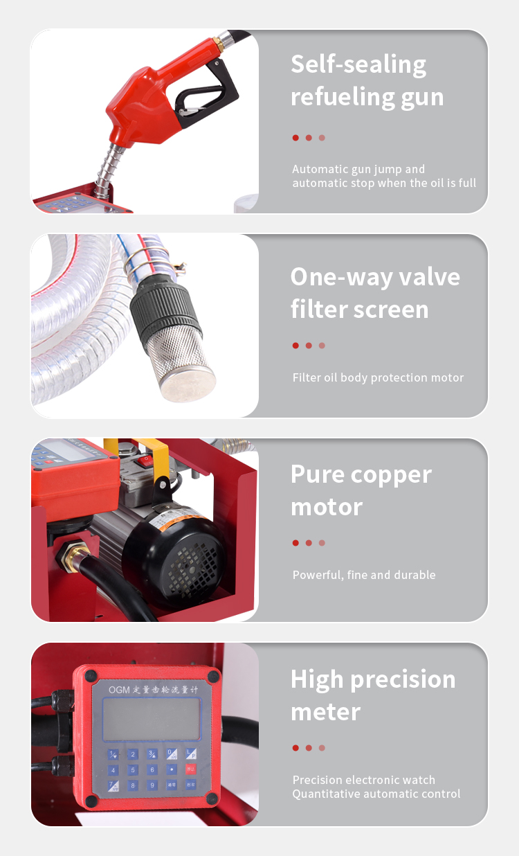 Mobile Portable Diesel Pump 110/220v Portable Fuel Diesel Pump And ...