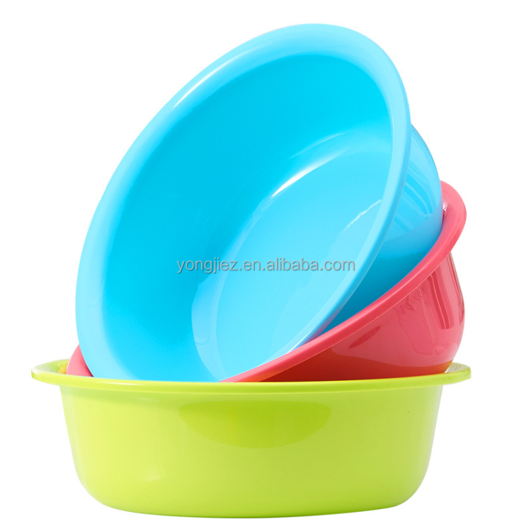 Buy Wholesale China Durable Round Shape Various Size Plastic Basin Household Bathroom Plastic ...