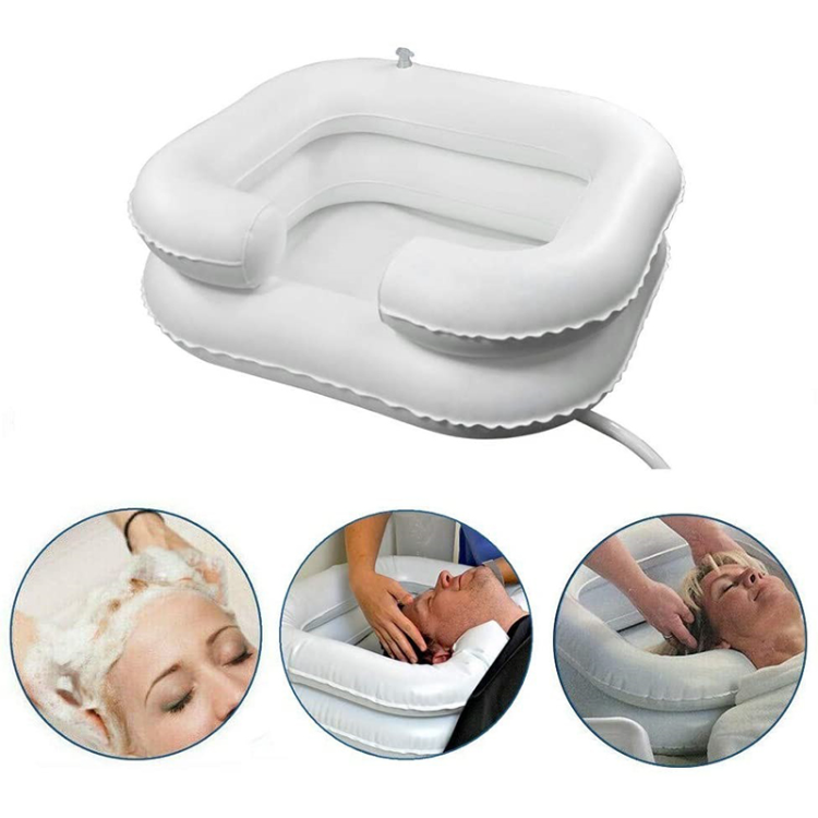 Inflatable Medical Wash Sink Shampoo Basin In Bed Pregnant Women Home ...