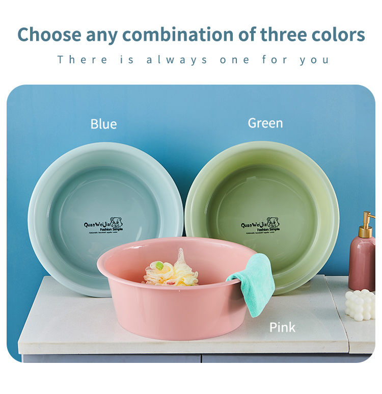 Buy Wholesale China Factory Supply Durable Plastic Laundry Washing Basin Fashion Pp Colorful ...