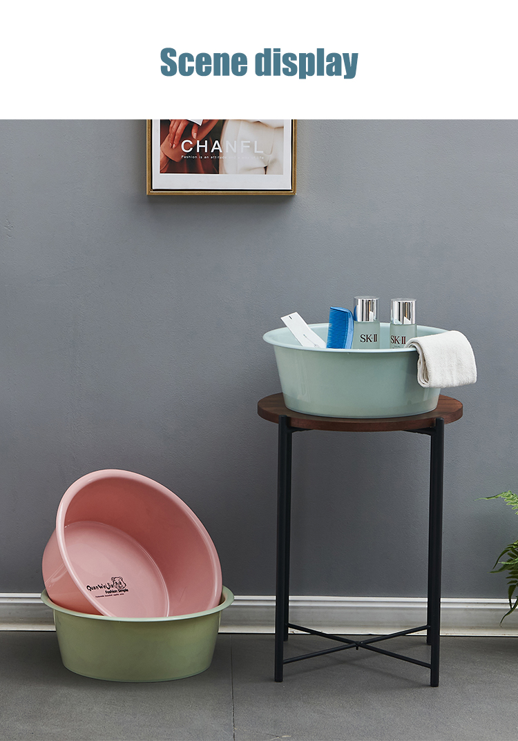 Buy Wholesale China Factory Supply Durable Plastic Laundry Washing Basin Fashion Pp Colorful ...