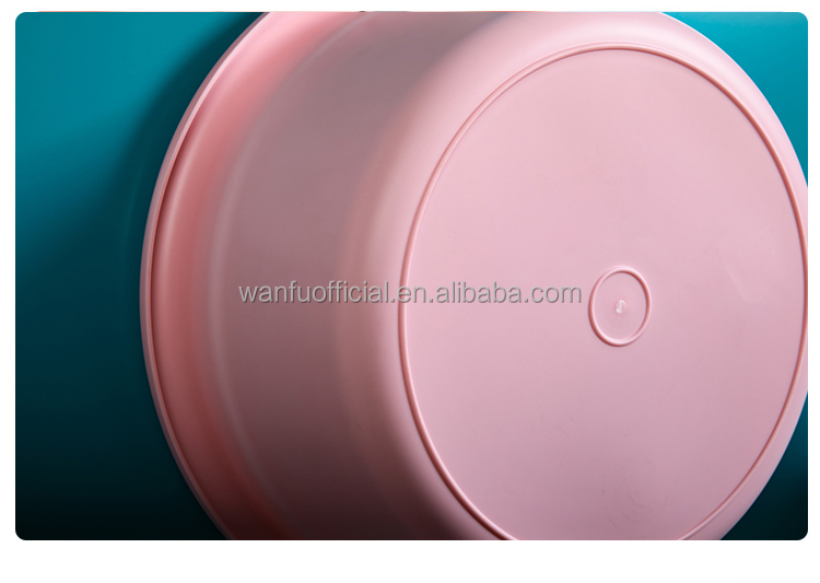 Buy Wholesale China Wanfu Fashion Plastic Round Wash Basin With Handle ...
