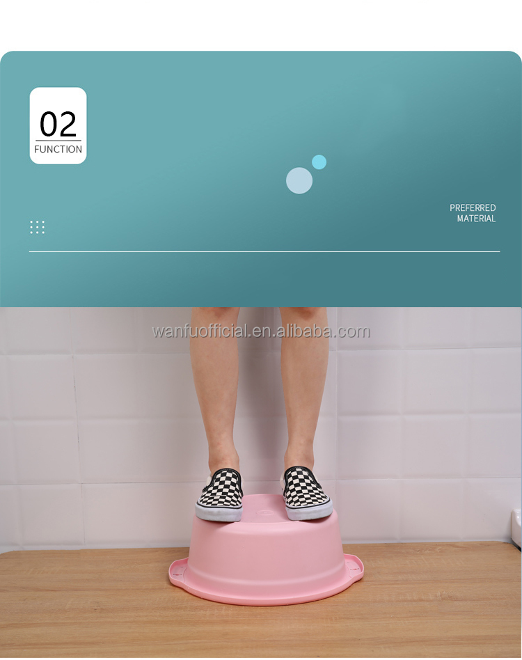 Buy Wholesale China Wanfu Fashion Plastic Round Wash Basin With Handle ...